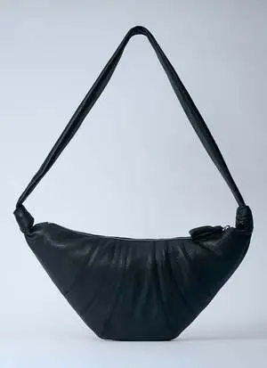 LEMAIRE Medium Croissant Crossbody Bag - Black