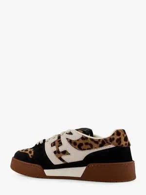 Fendi Match Suede And Pony Skin Low-top Sneakers - Multicolor