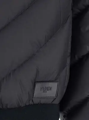 Fendi Reversible Puffer Jacket With Ff Motif - Multicolor