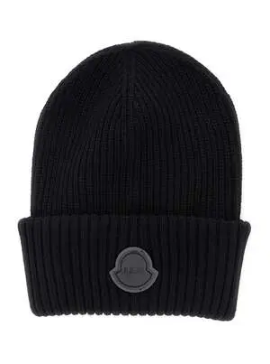 Moncler Ribbed Virgin Wool Beanie - Multicolor