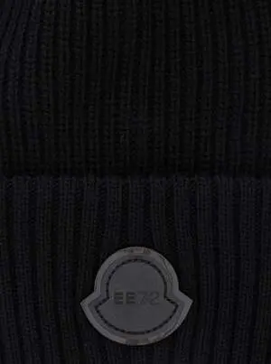 Moncler Ribbed Virgin Wool Beanie - Multicolor