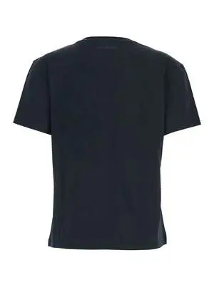 Acne Studios Cotton T-shirt With Logo Patch - Black