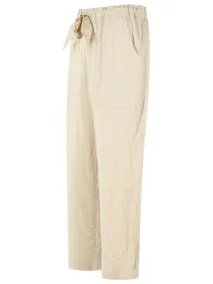 Isabel Marant Étoile Bilna Beige Cotton Blend Pants