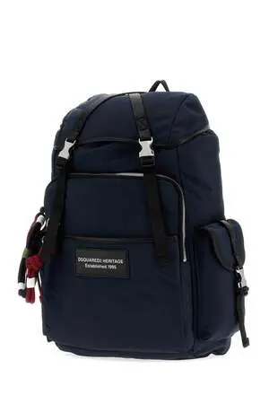 Dsquared2 Navy Fabric Backpack