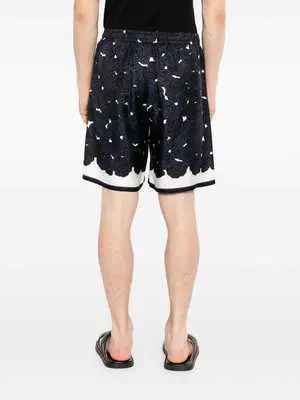 Givenchy Floral Silk Bermuda Shorts