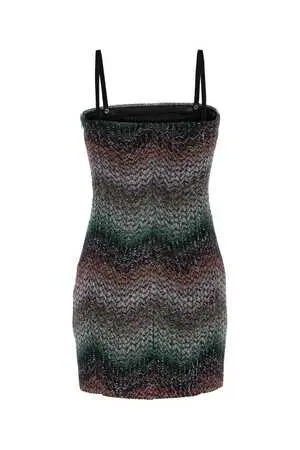 Missoni Embroidered Viscose Blend Mini Dress