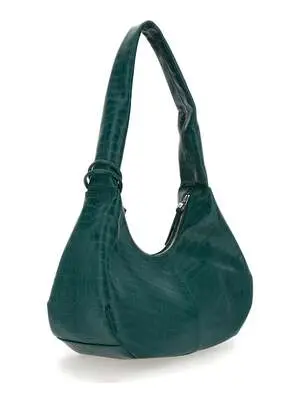 GANNI Crocodile Effect Shoulder Bag - Multicolor