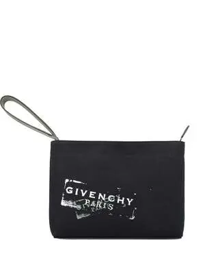 Givenchy Logo Clutch - Black