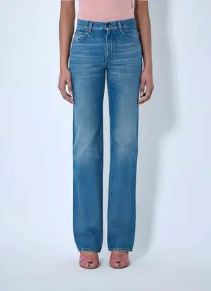 Chloé Straight-leg Denim Jeans - Blue