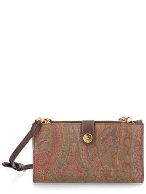 Etro Arnica Shoulder Wallet - Brown