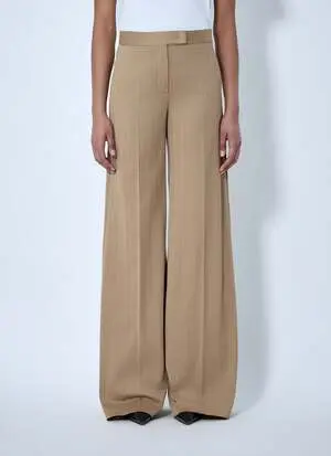 Max Mara High Rise Wide-leg Tailored Trousers - Multicolor