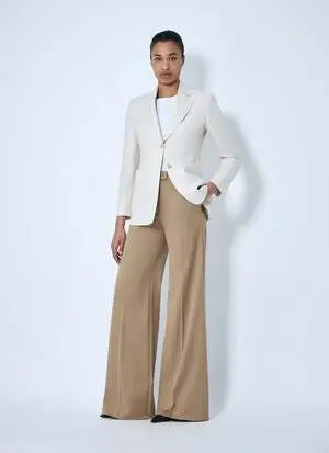 Max Mara High Rise Wide-leg Tailored Trousers - Multicolor