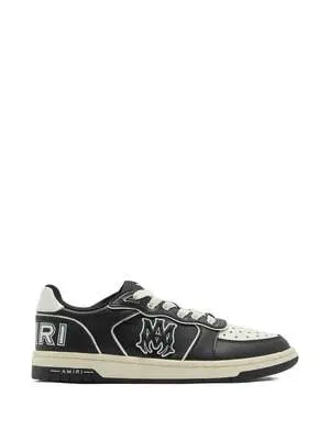 Amiri Newport Leather Sneakers - Black