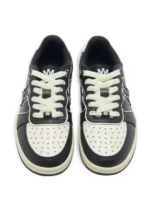 Amiri Newport Leather Sneakers - Black