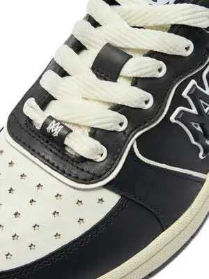 Amiri Newport Leather Sneakers - Black