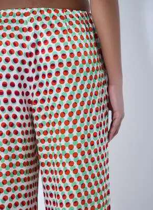 Dries Van Noten Wide-leg Printed Silk Trousers - Red