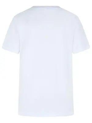 Marni Cotton T-shirt With Embossed Logo - White
