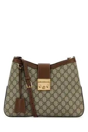 Gucci Gg Fabric Padlock Shoulder Bag