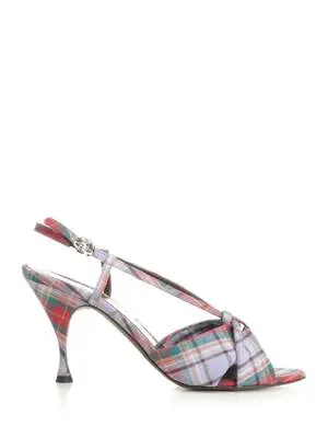 VIVIENNE WESTWOOD Marylin Linen Sandals - Multicolor