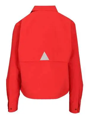 Moncler Canvas Overshirt With Embroidered Logo