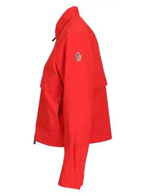 Moncler Canvas Overshirt With Embroidered Logo
