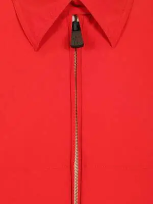 Moncler Canvas Overshirt With Embroidered Logo