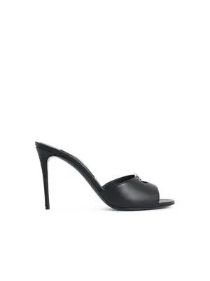 Open Toe Stiletto Mule Heels