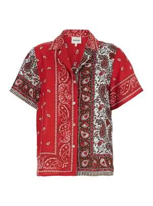 P.a.r.o.s.h Silk Bandana Print Shirt - Multicolor