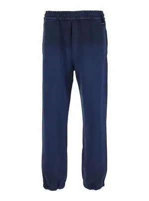 Fendi Cotton Relaxed Fit Elastic Waist Pants - Multicolor