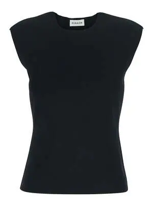 P.a.r.o.s.h Round Neck Short Top - Multicolor