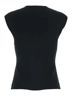 P.a.r.o.s.h Round Neck Short Top - Multicolor