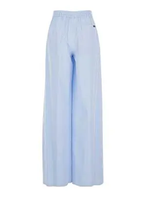 Dolce & Gabbana Striped Relaxed Fit Tech Fabric Pants