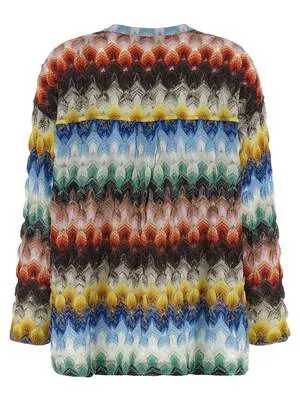 Missoni Knitted Blouse With Lace Raschel Detail