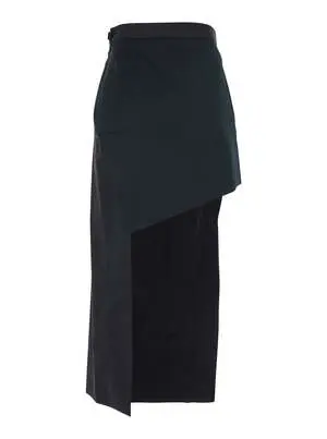 VIVIENNE WESTWOOD Asymmetrical Wool Skirt