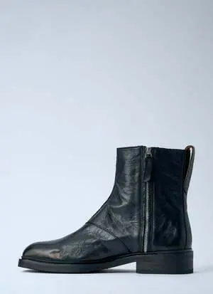 Our Legacy Daimono Zip Leather Ankle Boots
