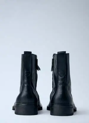 Our Legacy Daimono Zip Leather Ankle Boots