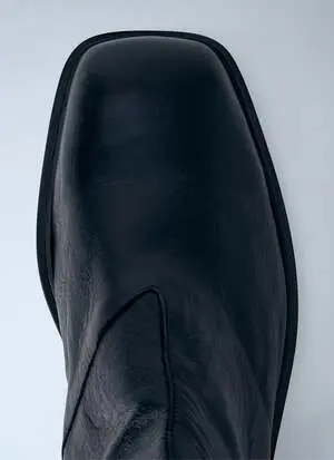 Our Legacy Daimono Zip Leather Ankle Boots