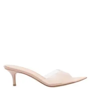 GIANVITO ROSSI Elle Transparent Stiletto Sandals - Multicolor