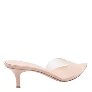 GIANVITO ROSSI Elle Transparent Stiletto Sandals - Multicolor