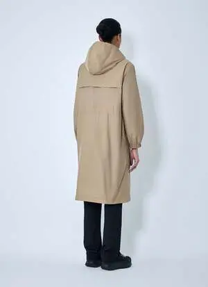 Moncler Hooded Parka Coat In Nylon