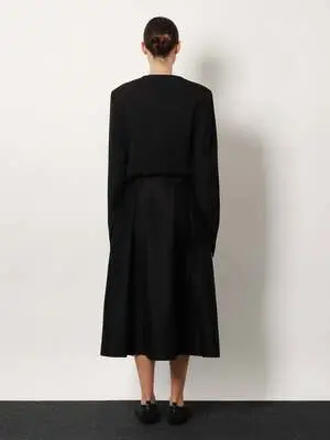 TOTEME Wool And Silk Midi Dress