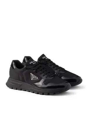 Prada Re-nylon And Brushed Leather Sneakers - Multicolor