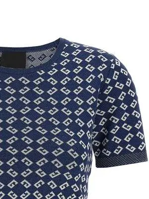 Givenchy Cropped Jacquard Top With 'g' Pattern