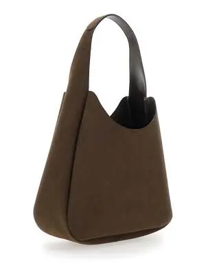 Stella McCartney Maxi Logo Shoulder Bag With Suede Eco-leather Details