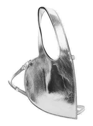 Coperni Heart-shaped Metallic Leather Crossbody Bag
