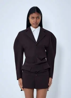 Issey Miyake Button Detailed Blazers For Women