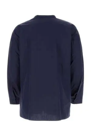 Prada Navy Poplin Oversize Shirt