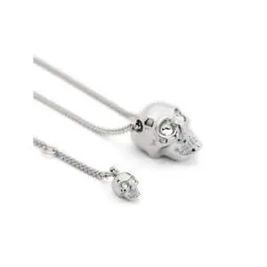 Alexander McQueen Tone Skull Pendant Necklace