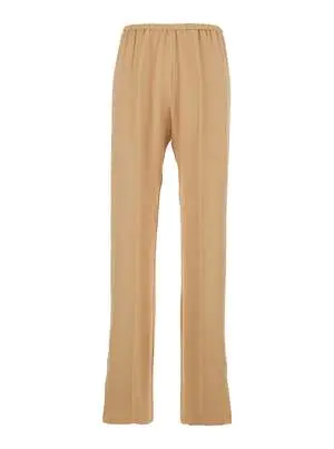 FORTE_FORTE Viscose Blend Elasticated Waist Pants