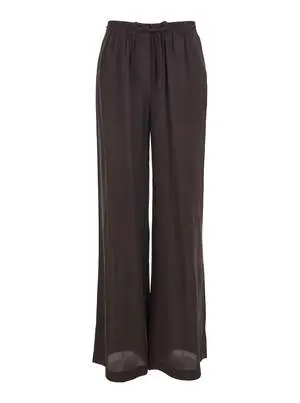 P.a.r.o.s.h Silk Drawstring Waist Pants